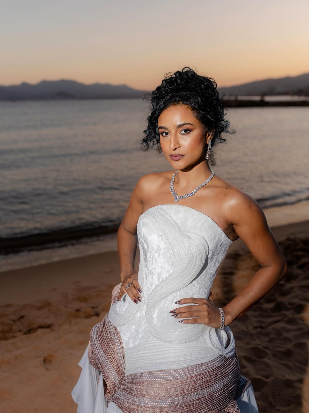 Rida Tharana Brings High-Fashion Drama to the Beach